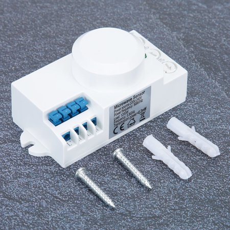 Microwave Sensor Switch, Firm AC 220V-240V Compact Microwave Motion ...