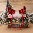Christmas Headbands, Fancy Elf Reindeer Antlers Xmas Tree Bells Santa ...
