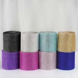 Efavormart Glittering Faux Diamond Dazzling Faux Rhinestone Mesh Ribbon ...