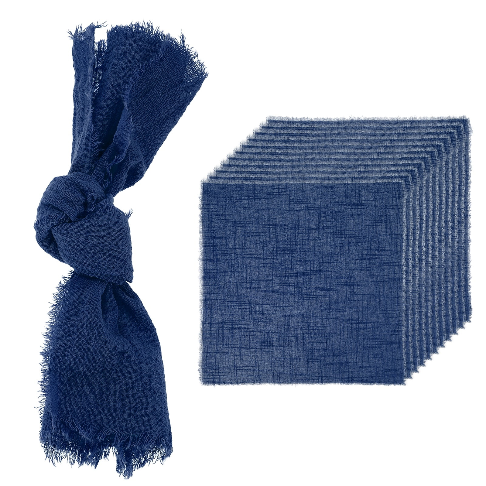 Click here for Uxcell 12 Pack Handmade Cloth Napkins  16.5x16.5 I... prices