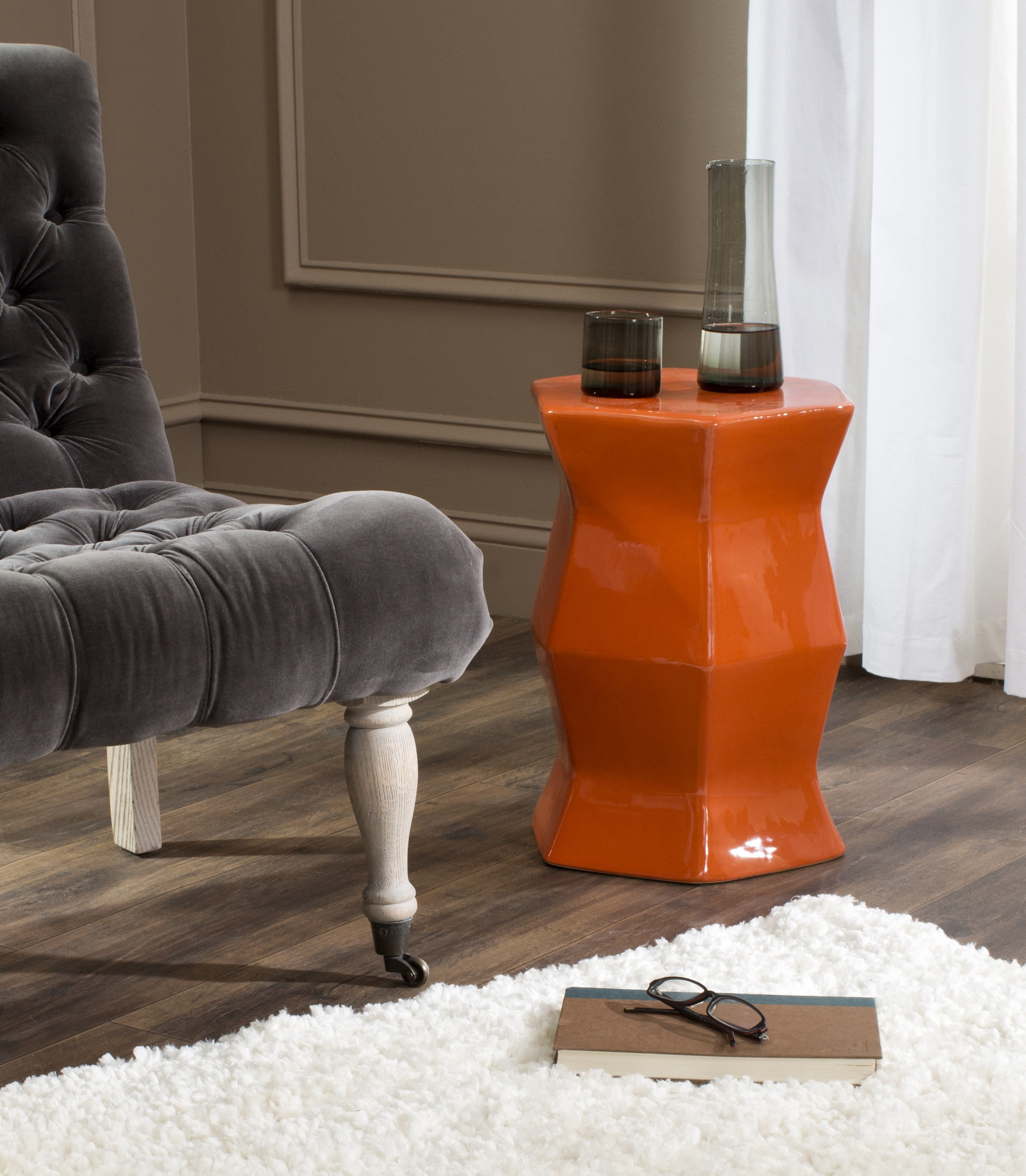 Hexagon garden stool store