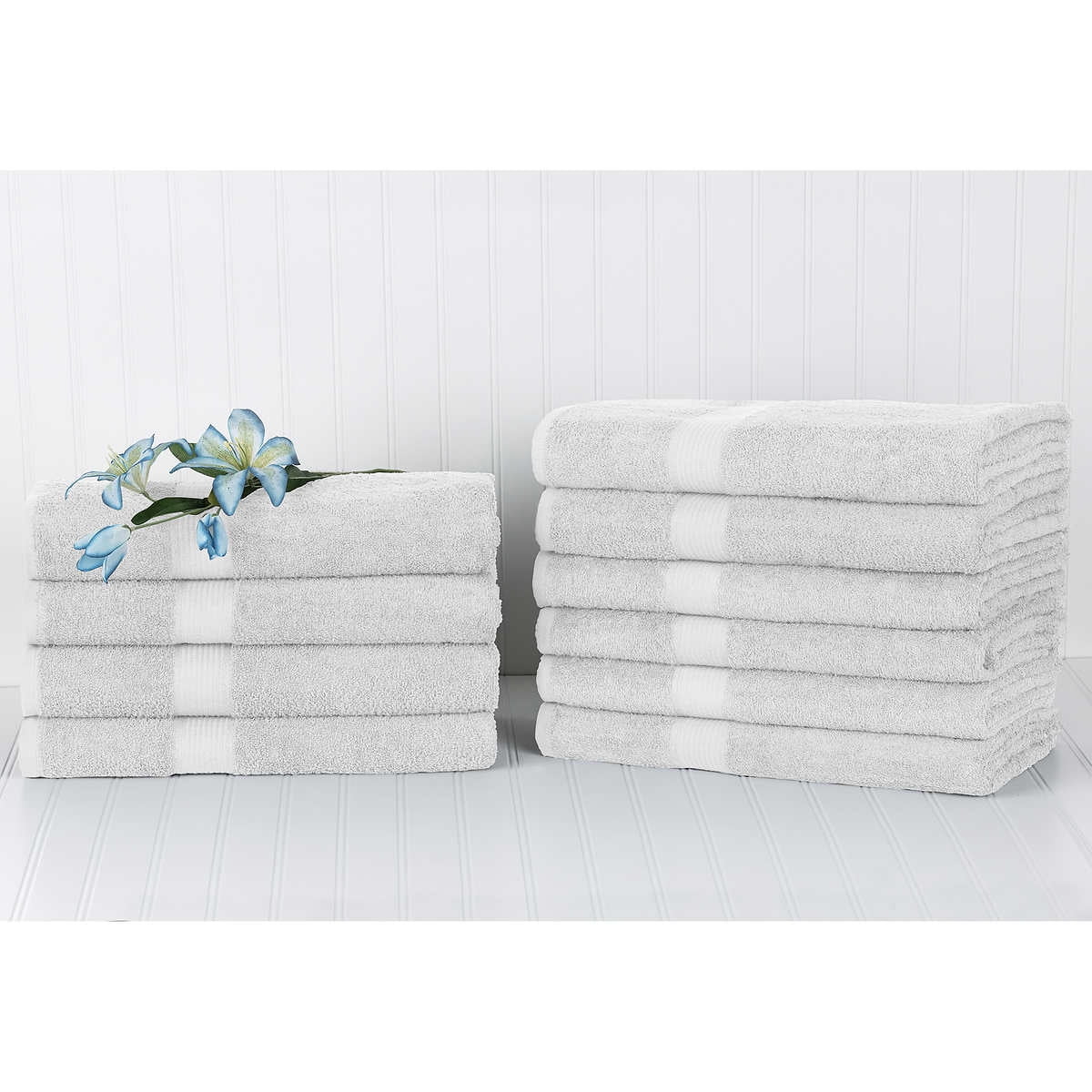 Click here for Serenity Bath Towel Set  10-Piece - White prices