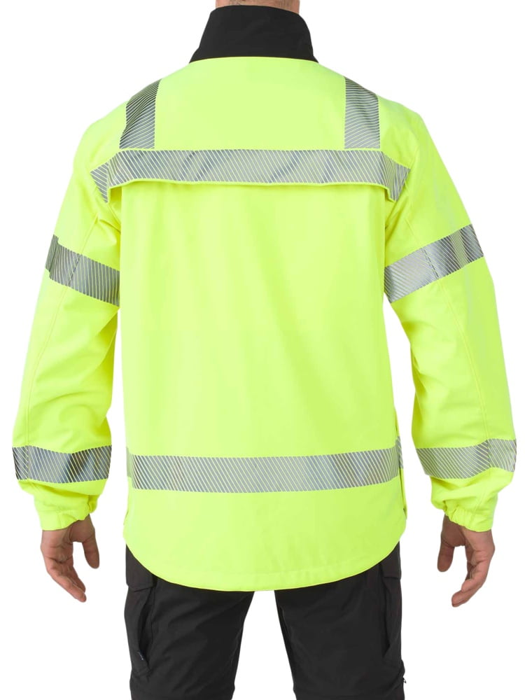 5.11 Men's Reversible High-Visibility Soft-Shell Jacket, High Vis ...