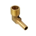 3/8BSP Male Thread 8mm Hose Barb Fitting Right Angle Elbow Coupler ...