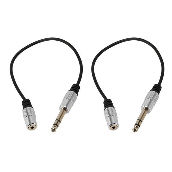 1/4 inch to 3.5mm Stereo Adapter Cable 6.35mm TRS Male to 3.5mm Female ...