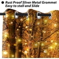 Autumn Forest Path Blackout Curtains, Pumpkin Fall Landscape Theme ...