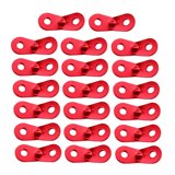 CATIEBYE 20Pcs Aluminium Alloy Tent Wind Rope Buckle for Outdoor ...