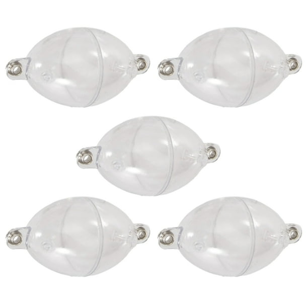 5 Pack Fishing Slip Cast Spin Floats 3 Color Fly Fishing Floats Clear ...