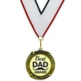 Best Dad Award Stars Design Medal | Celebration and Appreciation Prize ...
