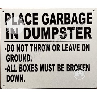 STOP DO NOT LEAVE PACKAGES HERE Aluminum Sign, 10x12 Inch, White ...