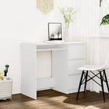 vidaXL Desk Computer Desk Office Desk Workstation with Drawer ...