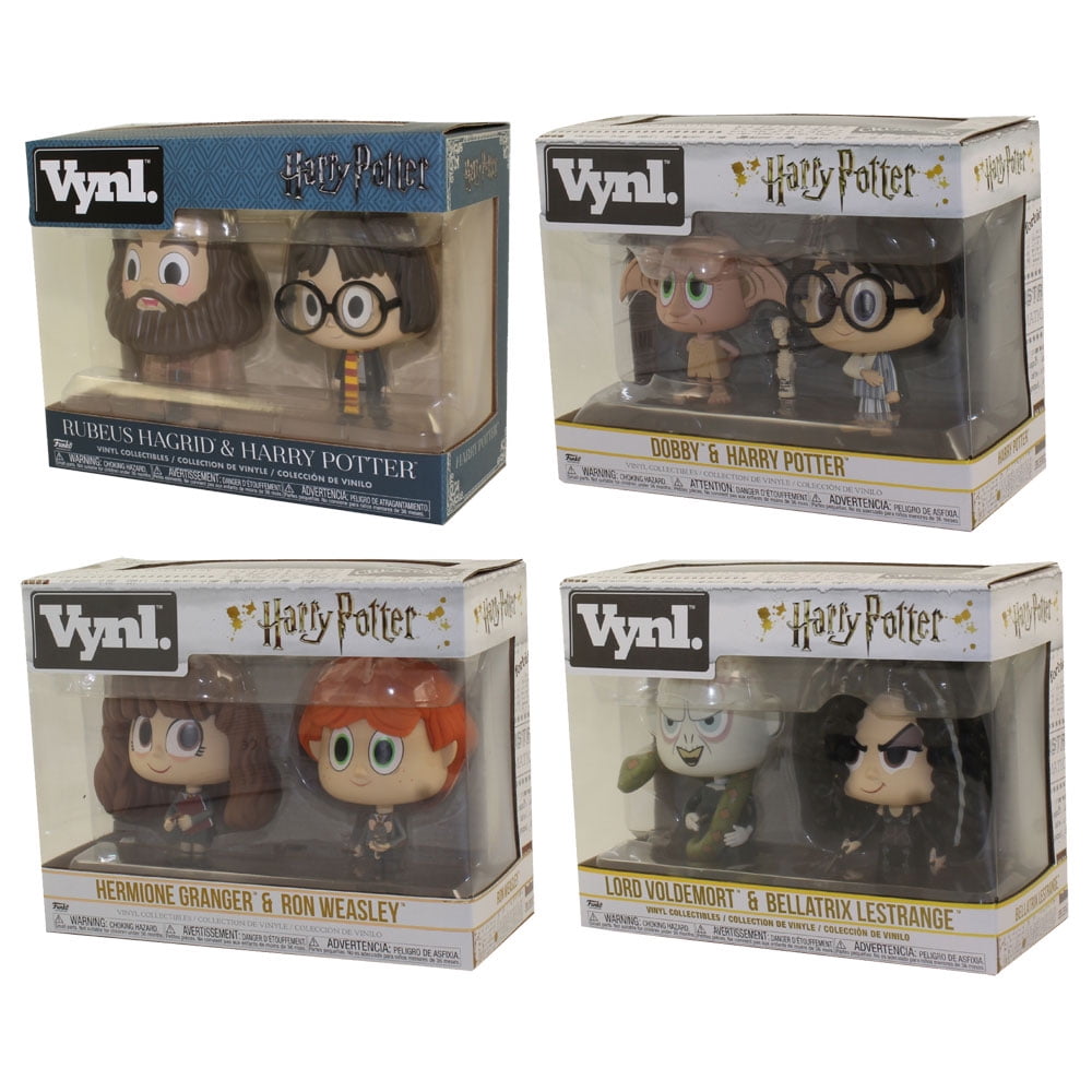 Funko Vynl. Figures 2-Packs - Harry Potter - SET OF 4 (8 Figures Total ...