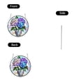 Acrylic Northern Light Forest Suncatcher, Stained Glass Window Hanging ...