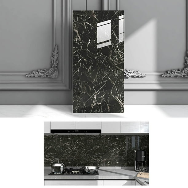 Pegatinas de pared de imitación de azulejo, panel decorativo de pared despegable y pegable (30 x ...