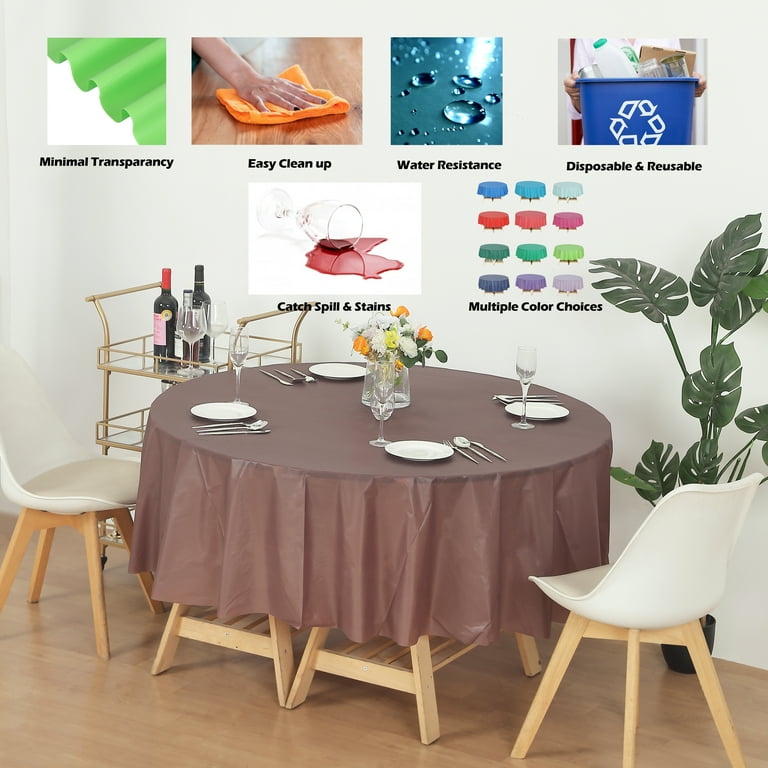 Heavy Plastic Round Tablecloths | Cabinets Matttroy