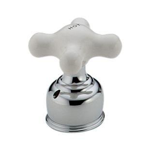 Delta H67 Delta Two Porcelain Cross Handle Kit (Chrome) - Walmart.com