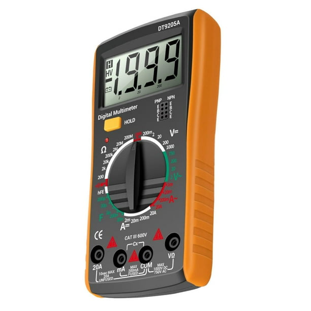 DT-9205A Multimeter Tester Digital Multimeter Hand Digital Multimeter ...