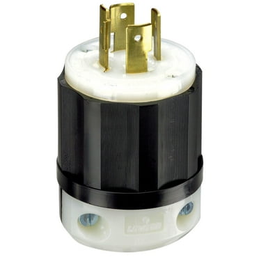 Leviton 061-2611 30 Amp 3W, 2P NEMA L5-30P Locking Plug - Walmart.com