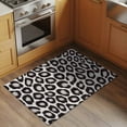 Entryway Rug 2'x3' Leopard Printed Small Area Rug Non-Slip Front Door ...