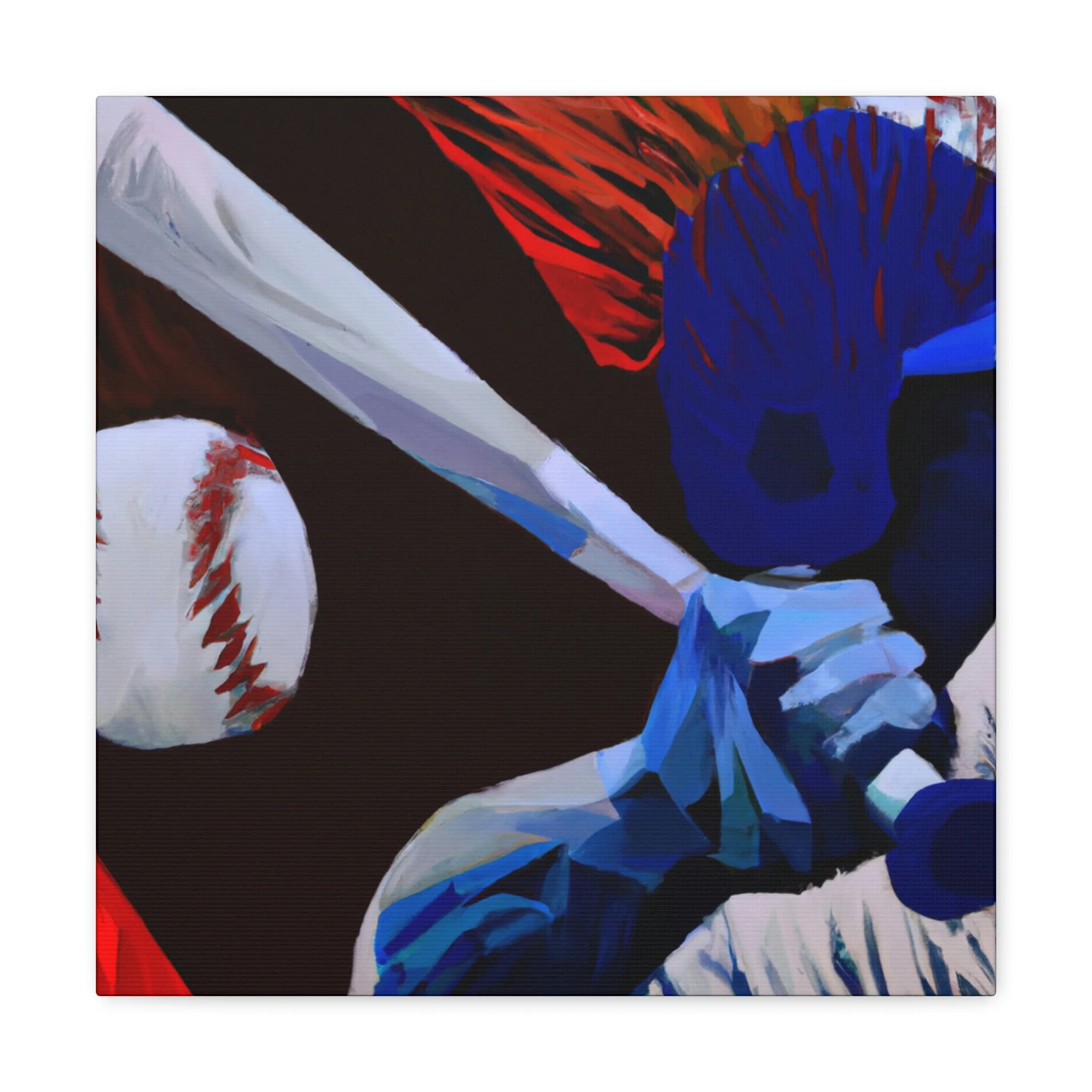 Baseball As Artwork - Canvas - Walmart.com