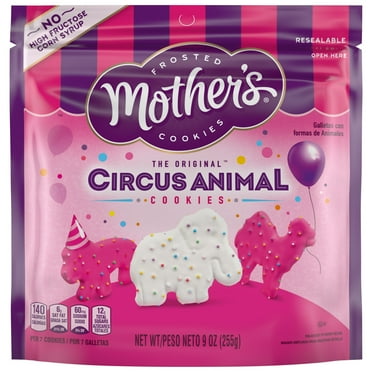 Mother's Original Circus Frosted Animal Cookies Multipack Snacks, 10 ...