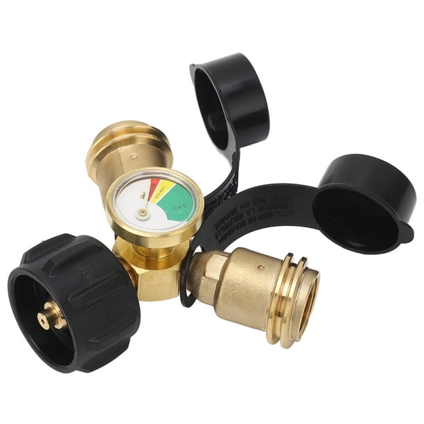 Propane Splitter, Easy To Install 2 Way Y Type Propane Splitter Brass ...