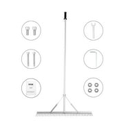 Yard Tuff 55-Inch Steel Tow-Behind Acreage Rake, ATV Lawn Garden ...