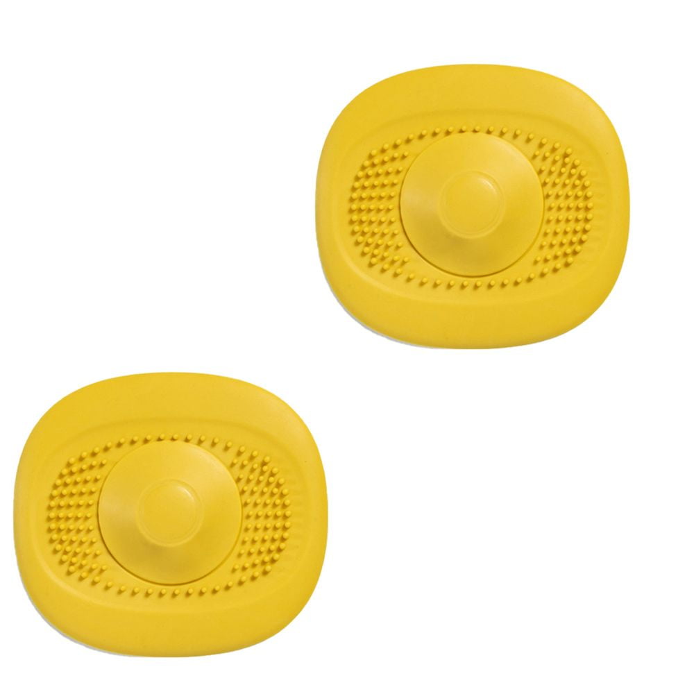 4 Colors Rubber Silicone Hair Deodorant Filter Floor Filter Tub Stopper ...