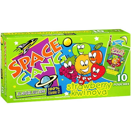 Space Gang Strawberry Kiwi Nova Drink, 10ct - Walmart.com