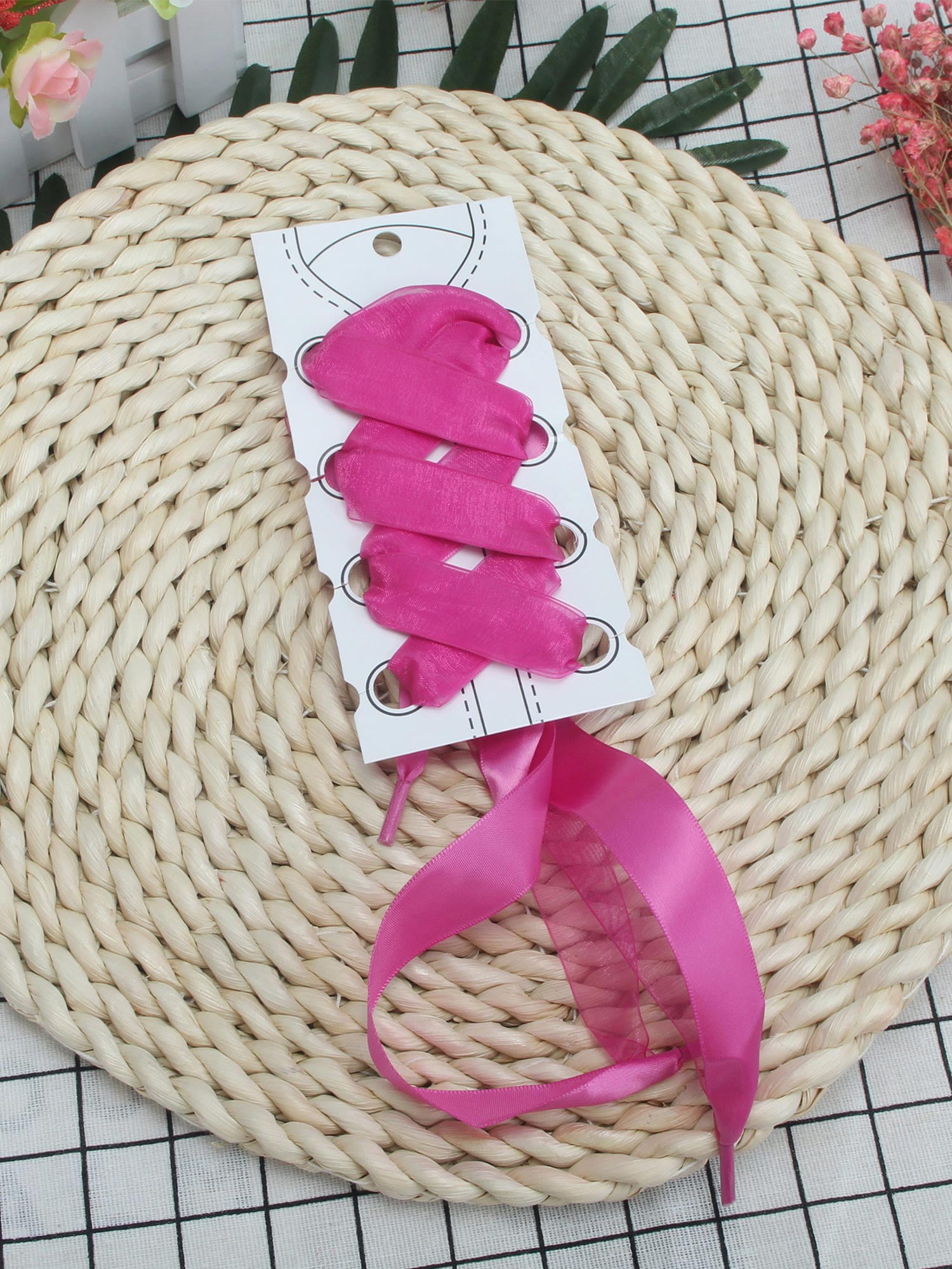 SAYFUT Wide Flat Satin Ribbon Shoelaces,Silk Ribbon Shoe Laces For Kids ...