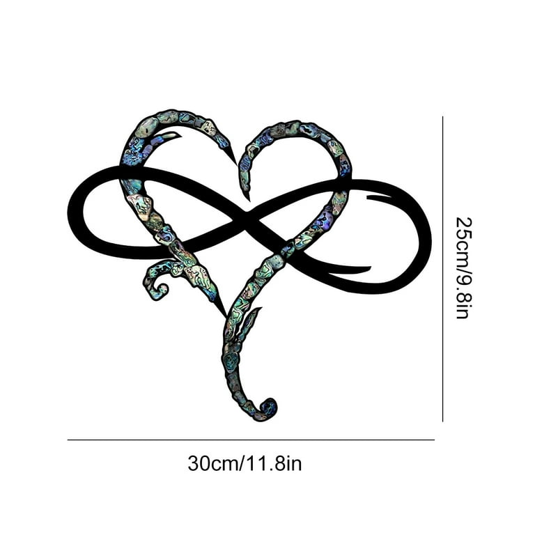 Infinity Symbol With Hearts 3