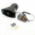 2V 100W Car Loud Siren Alarm Horn Warning Speaker Handheld Megaphone 7 ...