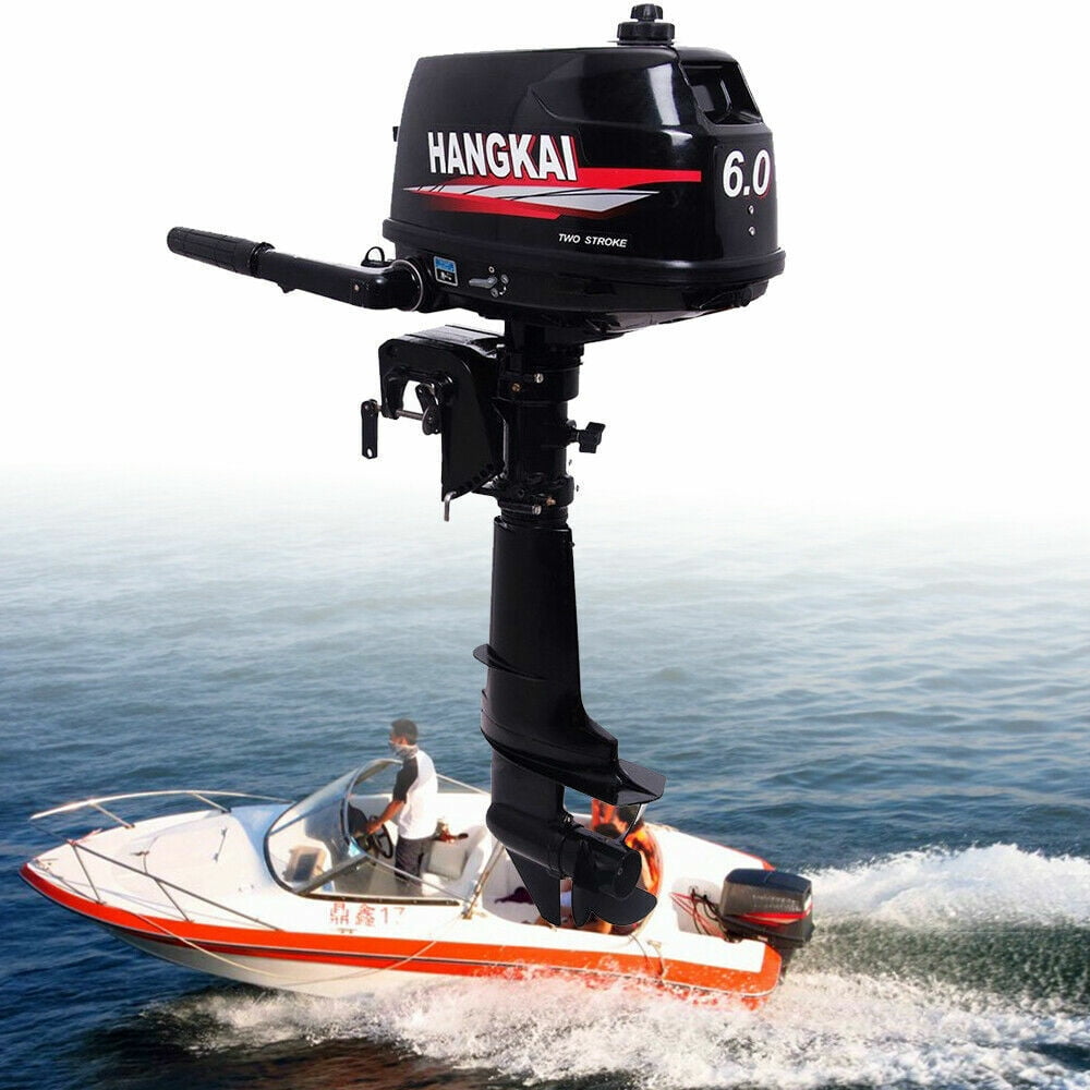 Miumaeov 6 HP 2 Stroke Outboard Motor Inflatable Fishing Boat Engine ...