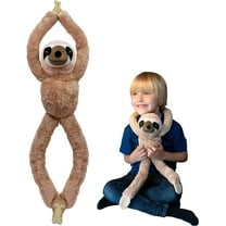 EcoBuddiez Tree Huggers - Sloth from Deluxebase. Small 55cm Hanging ...