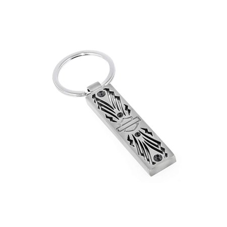 Harley-Davidson Bar and Shield with Swarovski Crystal Inlay Keychain ...