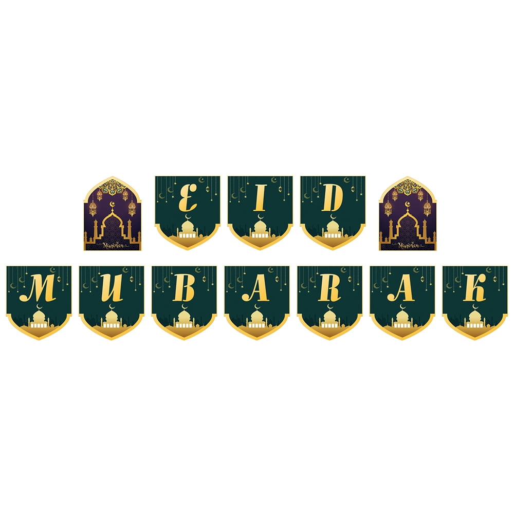 Click here for Fashionhome Eid Mubarak Banner Wall Hanging Eid Ei... prices