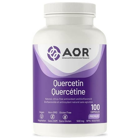 AOR - Quercetin (500mg), 100 Capsules | Walmart Canada