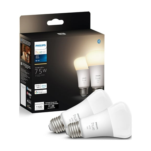 Smart 60W A19 LED Bulb - White and Color Ambiance Color-Changing Light ...