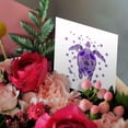 3drose, Glamorous Underwater Turtle in Shades of Purple, 6 Greeting ...