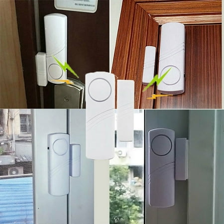 Wireless Door Open Sensor Loud Ring Alarm Chime Entrance Siren Entry ...