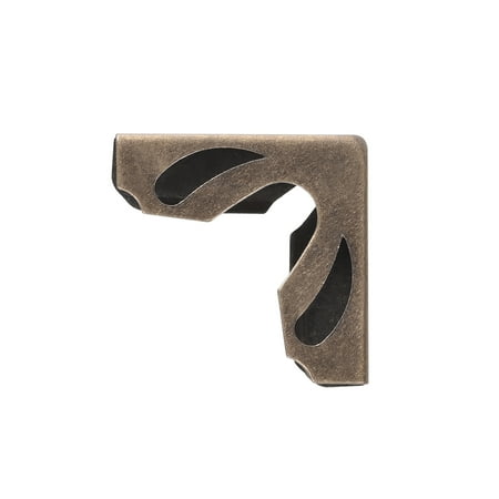 Metal Book Corner Protectors Edge Cover Guard 21 x 21 x 8.5mm Bronze ...
