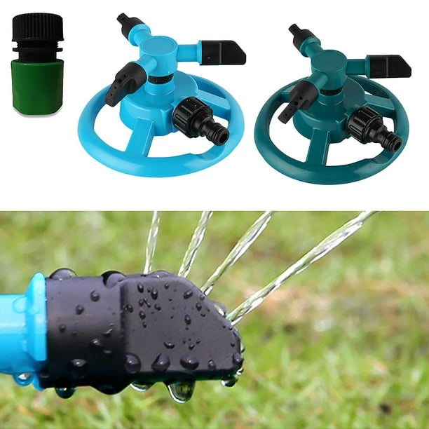 360 Degree Automatic Rotating Garden Lawn Water Sprinklers System ...