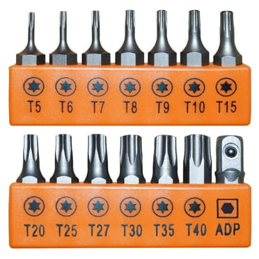 8 Piece Folding Star Bit Set - Walmart.com
