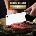 Meat Cleaver Knife – Ultra Sharp 7" Meat Cleaver, Butcher Knife, High ...