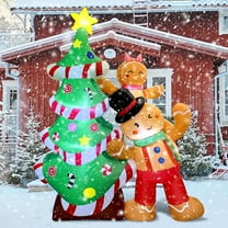 7FT Christmas Inflatables Outdoor Decorations, Blow Up Yard Decoration ...