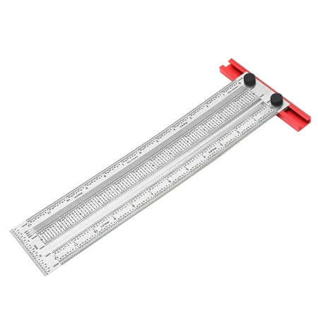 Marking T Ruler, T Square Marking Ruler Flexible Black Scale Stainless ...