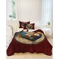 Farmhouse Chicken 3 Pieces Quilt Set, 1 Quilt with 2 Shams, Animal ...