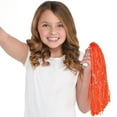 AMSCAN 15" Cheer Leader Dance Team Pom Poms 2pk Orange - Walmart.com
