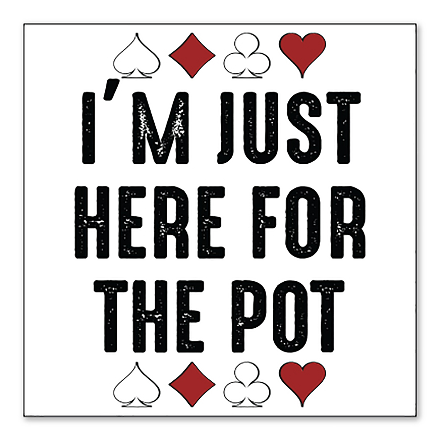 DistinctInk Custom Bumper Sticker - 4" x 4" Decorative Decal - White ...