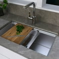 DAX Workstation Single Bowl Double Level Sink - 30" x 18" - 18G - R10 ...